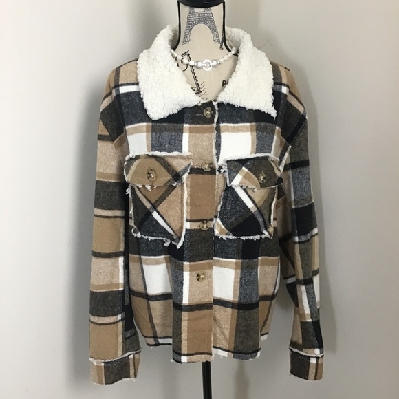 Teaspoon Jeans | Jackets & Coats | Spoon Jeans Faux Shearling Fur Inner ...